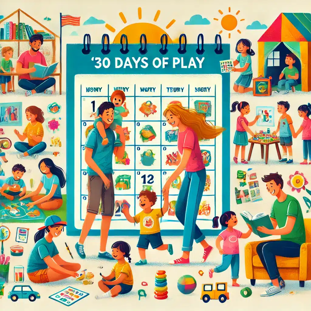 30 dagen spelen met je kind-kalender • Villa Popcorn